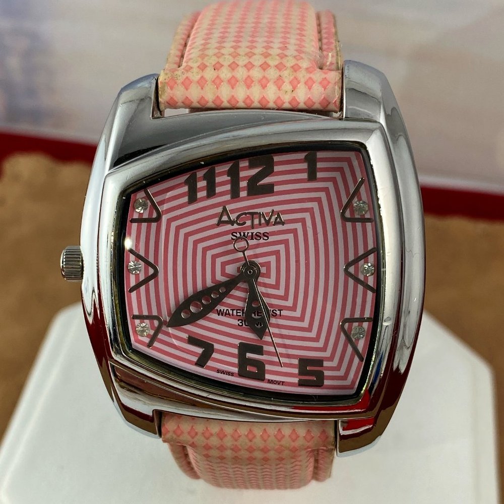 Very Rare Left Hand Activa Swiss Watch - Gem